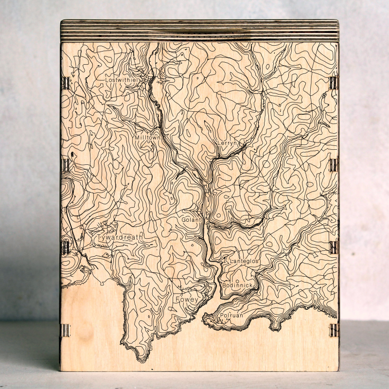 Fowey Estuary Map Box – From The Workshop