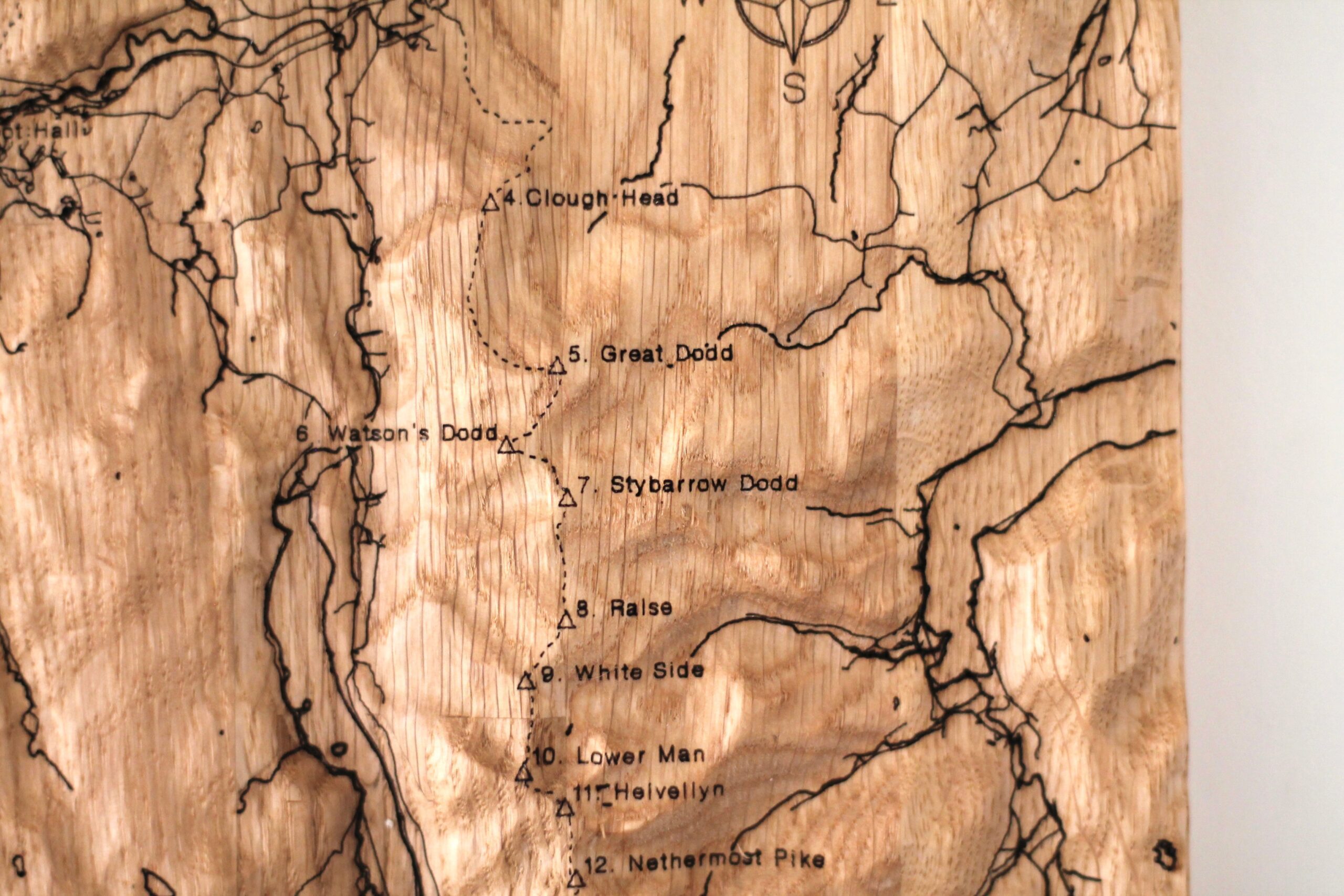 Bob Graham Round Wall Map – From The Workshop